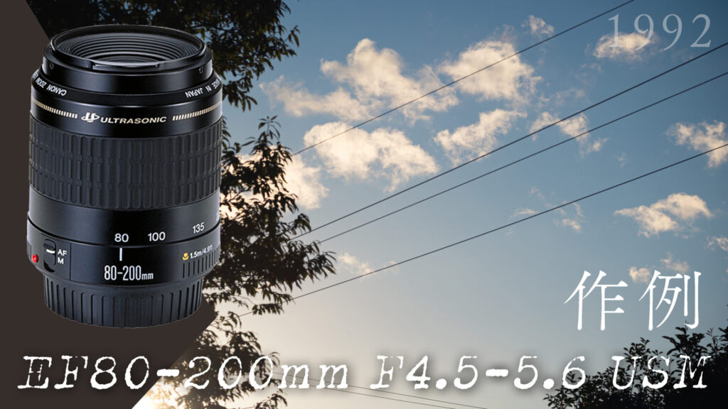 【作例】EF80-200mm F4.5-5.6 USMで撮影した写真たち - Photography Blog